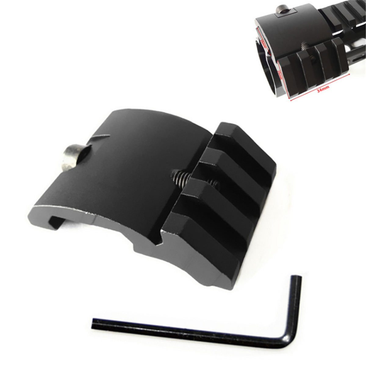 Ultra Low Profile 45Degree Side Picatinny Rail Offset Picatinny Mount ...