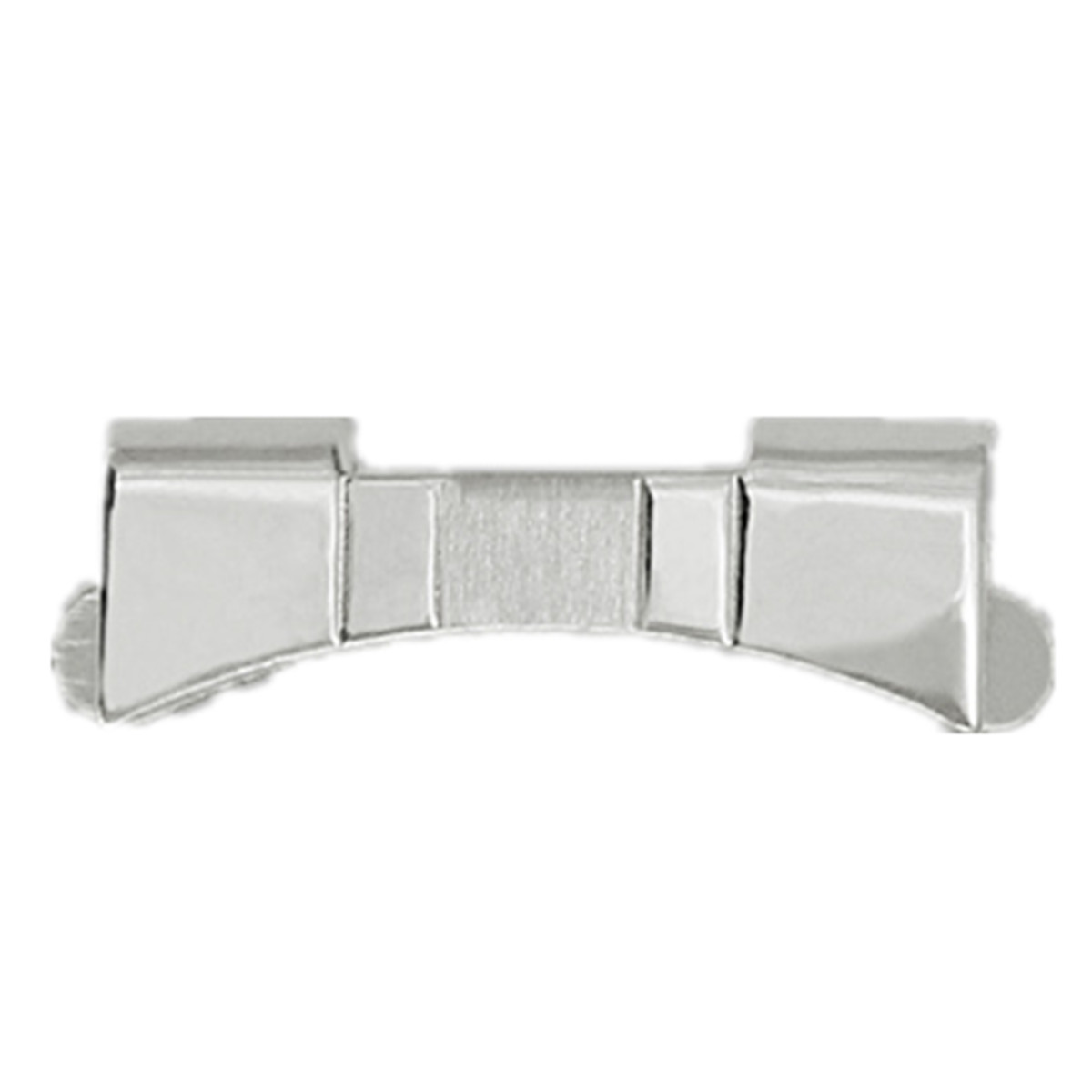 2pcs Stainless Steel 19mm-24mm Curved End Watch Band Wristwatch Link ...