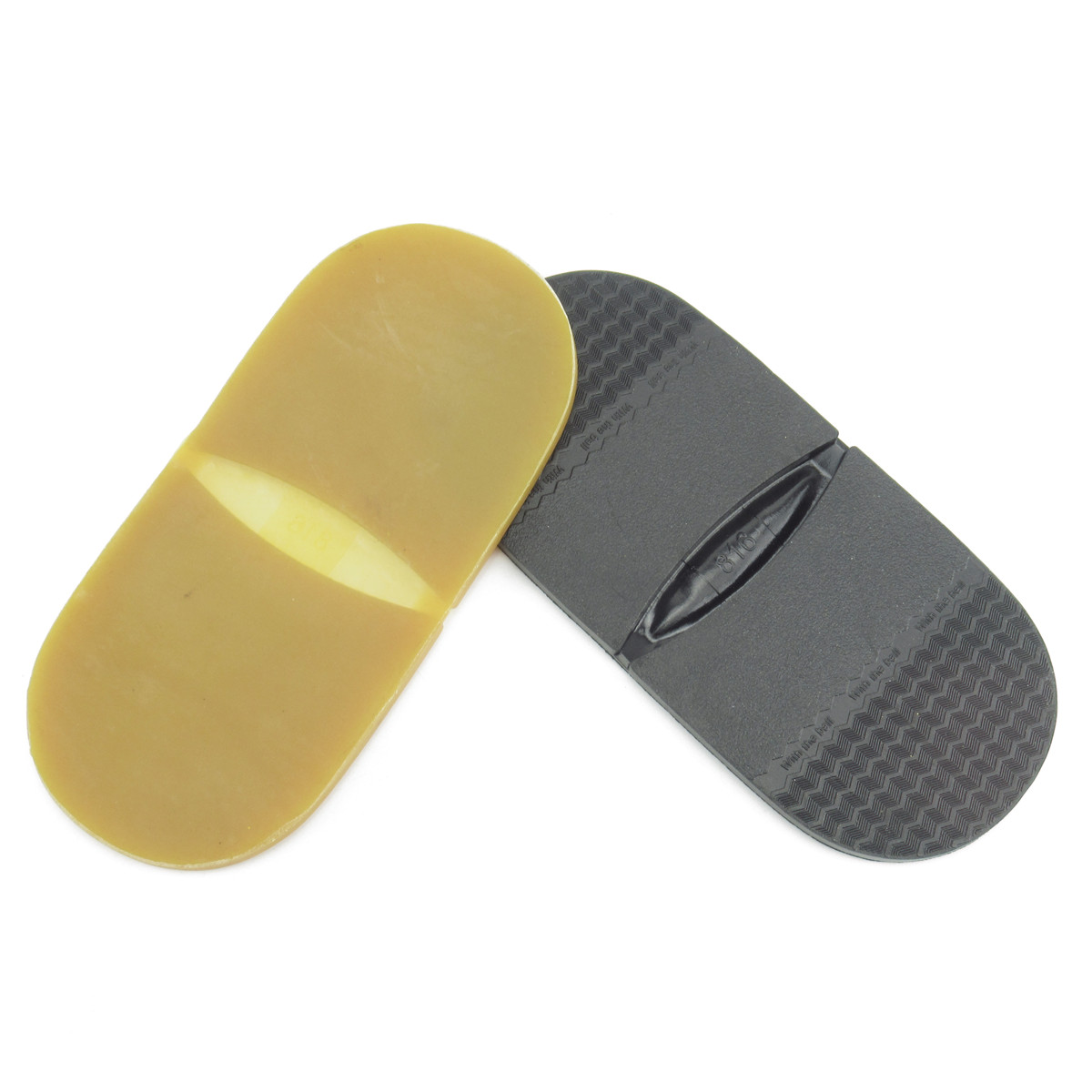 1 Pair Outsoles Rubber Non-slip Men Forefoot DIY Stick On Shoe Soles ...